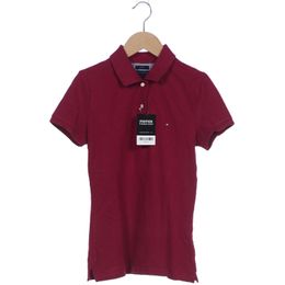 Tommy Hilfiger Damen Poloshirt, bordeaux, Gr. 36