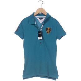 Tommy Hilfiger Damen Poloshirt, türkis, Gr. 36