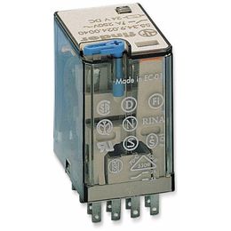 finder Relais F 55.34, 12 V-, 4xUM, 7 A