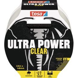 Tesa Ultra Power Clear, Reparaturband, 48 mm x 10 m, transparent