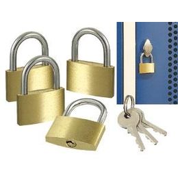 BGS-technic BGS TECHNIC Vorh&auml;ngeschloss-Set, 4 Schl&ouml;sser