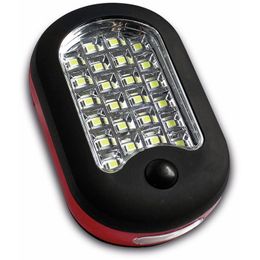 Eufab LED-Arbeitsleuchte 13495 batteriebetrieben rot/schwarz
