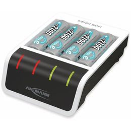 Ansmann Ladeger&auml;t Comfort Smart + 4 AA, mit USB-Eingang