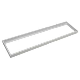 LUXULA LED-Panel Aufbaurahmen LX0705, 120x30 cm, steckbar, wei&szlig;