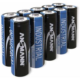Ansmann Lithium-Batterie, INDUSTRIAL, Mignon, 10 St&uuml;ck