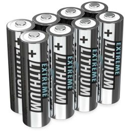 Ansmann Mignon-Batterie, Lithium, AA, 1,5 V-, 8 St&uuml;ck