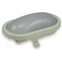 Chilitec LED-Oval-Leuchte 22266, EEK: G, 12 W, 960 lm, 3000 K, 216 mm, grau