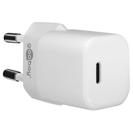 goobay USB-Lader 59716, 3 A, 30 W, USB-C PD, nano, wei&szlig;