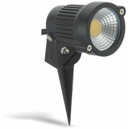 Chilitec LED-Gartenleuchte CT-GS5 COB, EEK: F, 5 W, 430 lm, 2900 K, schwarz