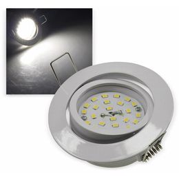 Chilitec LED-Einbauleuchte "Flat-32" EEK E, 5 W, 490 lm, 4000 K, wei&szlig;