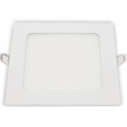 Optonica LED-Einbauleuchte 2632, 18 W, 1500 lm, 2700K, eckig, 95 RA, wei&szlig;