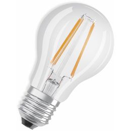 Osram LED-Lampe, E27, 6,5 W, 806 lm, 2700 K, A60 Klar, &Oslash; 60 mm
