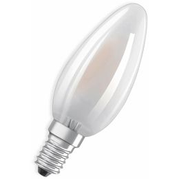Osram LED-Lampe, E14, 2,5 W, 250 lm, 2700 K, B35 Matt, &Oslash;35 mm, 100 mm