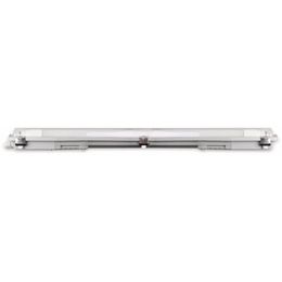M&uuml;ller Licht M&Uuml;LLER-LICHT LED-Wannenleuchte, 20800198, Aqua-Promo 2/60, 2x10 W, 900 lm, 4000 K, grau