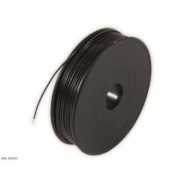 RAUTRONIC Litze, 1x1,00, 100m Spule, schwarz, LIYV