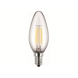 Blulaxa LED-Lampe 48772 Filament, E14, EEK:F, 5 W, 470 lm, 2700K, dimmbar
