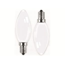 Blulaxa LED-Lampe 49061 Kerze, E14, EEK: F, 4,5 W, 470 lm, 2700 K, 2 St&uuml;ck