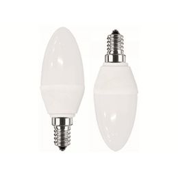 Blulaxa LED-Lampe 47989 Kerze, E14, EEK: G, 3 W, 250 lm, 2700 K, 2 St&uuml;ck