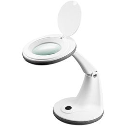 goobay LED-Stand-Lupenleuchte, 6 W, 450 lm, 1,75x Vergr&ouml;&szlig;erung