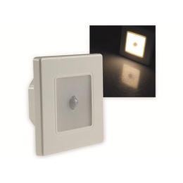 Chilitec LED-Einbauleuchte EBL 86 PIR, 2,5 W, 3000 K, Rahmen cremewei&szlig;