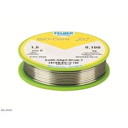 Felder L&ouml;ttechnik FELDER L&Ouml;TTECHNIK L&ouml;tdraht 20841010 ISO-Core "EL", 100g