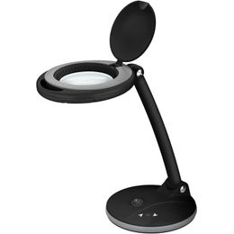 goobay LED-Stand-Lupenleuchte, 6 W, 450 lm, dimmbar, schwarz
