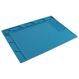 DAYTOOLS Silikon-L&ouml;tmatte S-140, 35x25 cm, blau