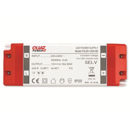 QUATPower LED-Schaltnetzteil YSL60-1204160, 12 V-, 50 W