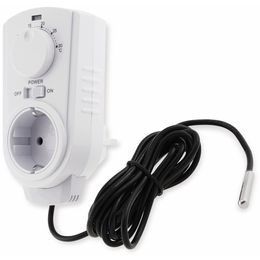 Chilitec Steckdosenthermostat ST-50, analog, mit Au&szlig;enf&uuml;hler