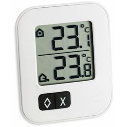 TFA Innen-/Au&szlig;enthermometer Moxx, 30.1043.02, wei&szlig;