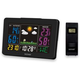 Denver Wetterstation WS-540, schwarz, mit Farbdisplay