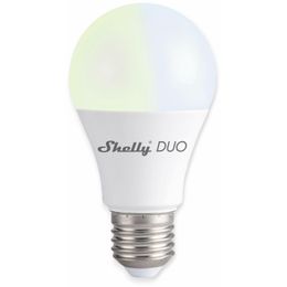 Shelly LED-Lampe Duo E27, 9 W, 800 lm, EEK F, dimmbar