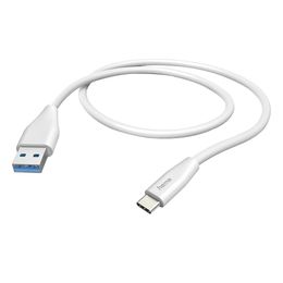 Hama USB-Ladekabel USB-A - USB-C, 1,5 m, Wei&szlig;