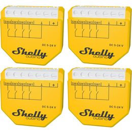 Shelly Szenenaktivierer Wave i4 DC, Unterputz, gelb, 4 St&uuml;ck
