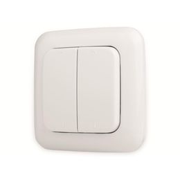 Smartwares&reg; SMARTWARES Funk-Doppelwandschalter SH4-90159, mit Batterie