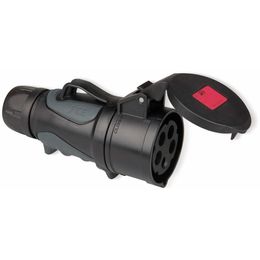 PCE CEE-Kupplung GRIP Midnight, 16 A, 5-polig