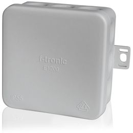 F-Tronic Abzweigkasten E1200, 80x80x37 mm, grau, 10 St&uuml;ck