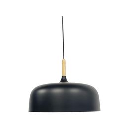 LUXULA LED-H&auml;ngeleuchte LX700174, E27-Fassung, IP20, &Oslash;30 cm, schwarz, rund