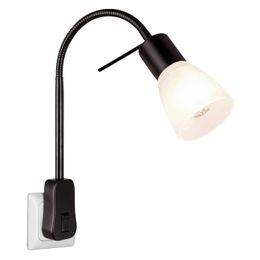 Trio LED-Steckerleuchte Levisto 891010132 schwarz inkl. E14 LED 4,9 W, 470 lm, 3000 K