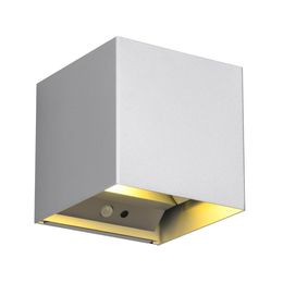 REALITY LED-Akku-Wandleuchte Talent R27759187 titanfarbig, IP 44, 2 x 0,5 W, 100 lm, 3000 K