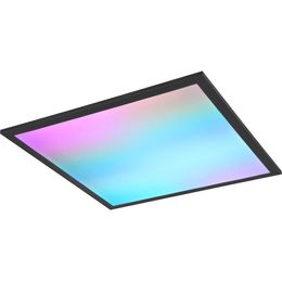 REALITY LED-Deckenleuchte Beta R67664532 schwarz, 18 W, 2000 lm, CCT, RGB
