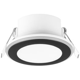 Trio LED-Einbauleuchte Aura 652310132 schwarz, 5 W, 450 lm, 3000 K