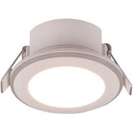 Trio LED-Einbauleuchte Argus 653610131 wei&szlig;, 4 W, 350 lm, 3000 K, 1 W RGB