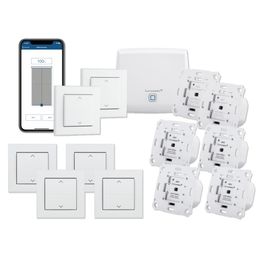 homematic IP Starterset Beschattung +4x Rollladenaktor + 4x Wippe