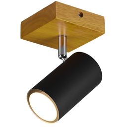 Trio Wandleuchte Marley 812400132 schwarz, GU10, max. 15 W