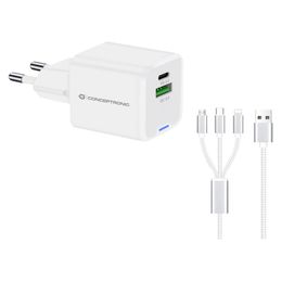 CONCEPTRONIC USB-Ladeger&auml;t ALTHEA16W USB-C USB-A 33W