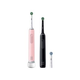 Oral-B Zahnb&uuml;rste Pro 3 3900 Duo Gift Edition schwarz/pink, 2 St&uuml;ck