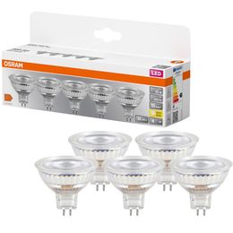 Osram LED-Lampe MR16, 5 St&uuml;ck, GU5,3, 3,8 W, 345 lm, 2700 K