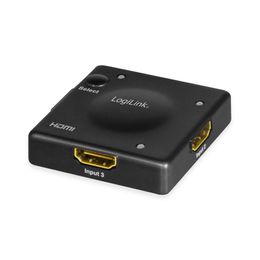 Logilink HDMI-Switch HD0041, 3x1-Port, 1080p/60 Hz, Mini