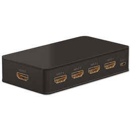 goobay HDMI-Umschaltbox 4 auf 1, 4K, 60 Hz